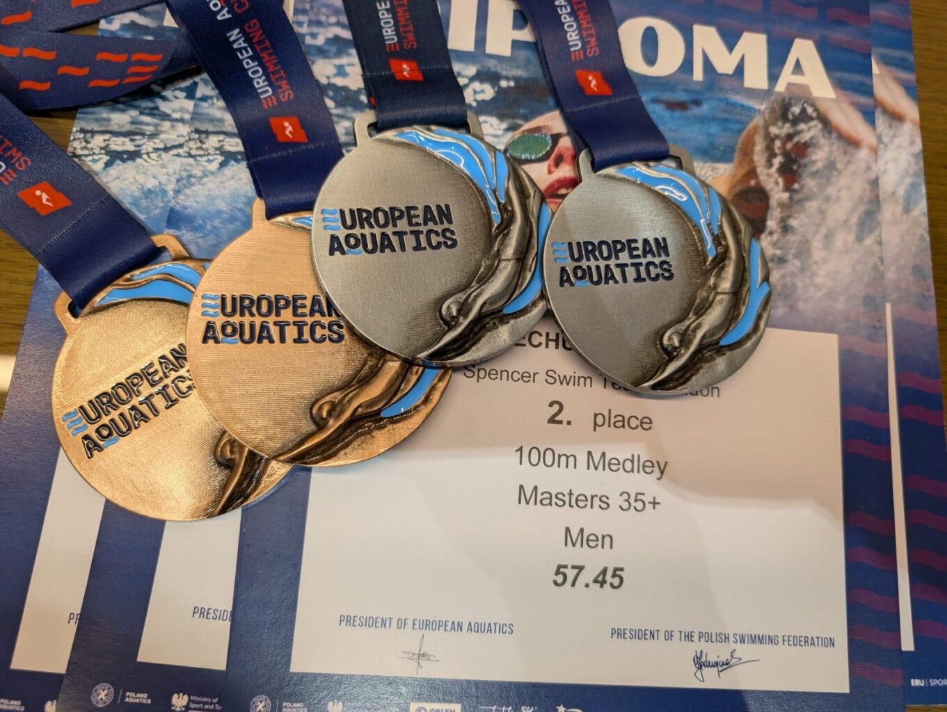 Podium Places for Swimmers in Lublin at European Masters Short Course ...